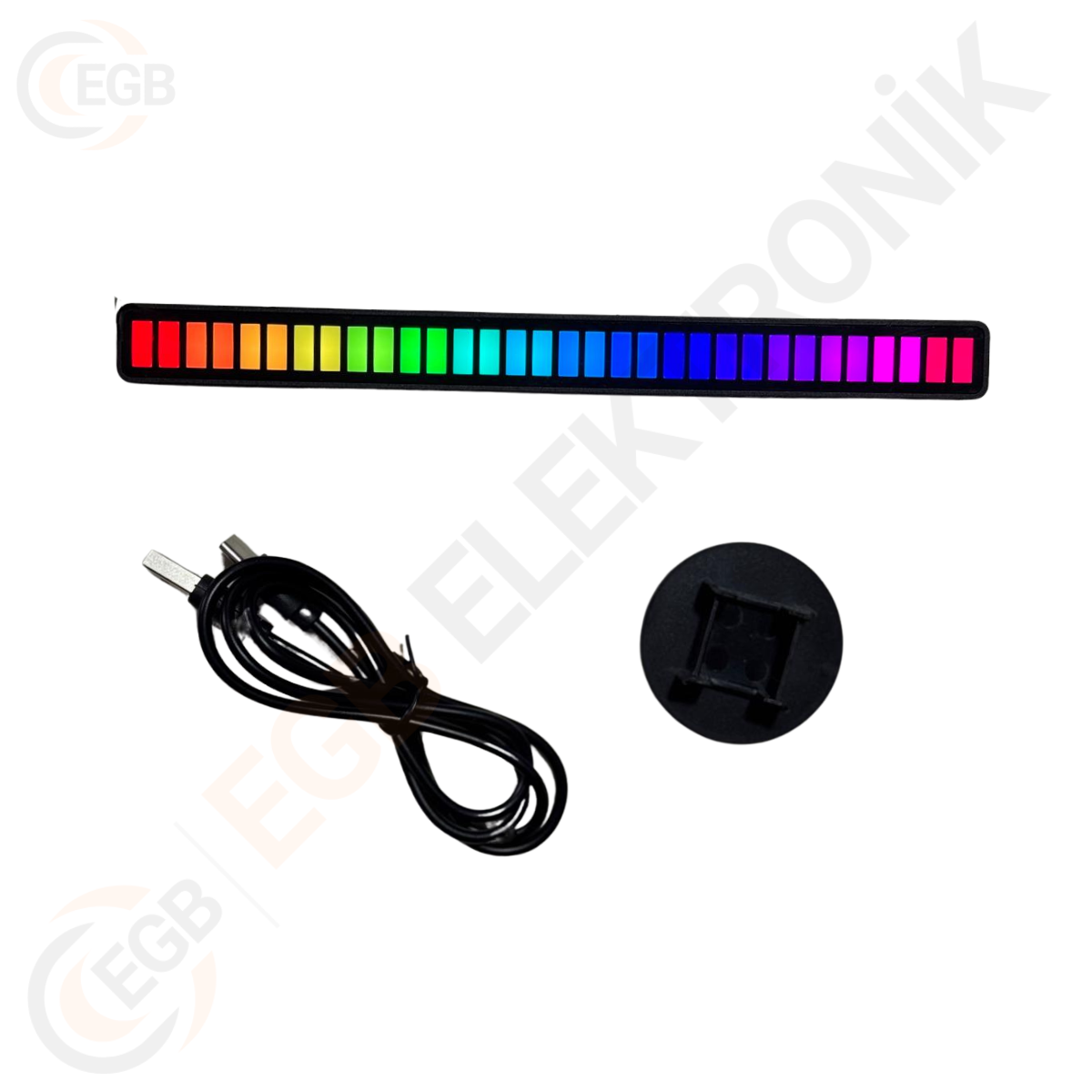 HIGHTEK rgb Sese Duyarlı Dik Ekolayzer 21cm L021